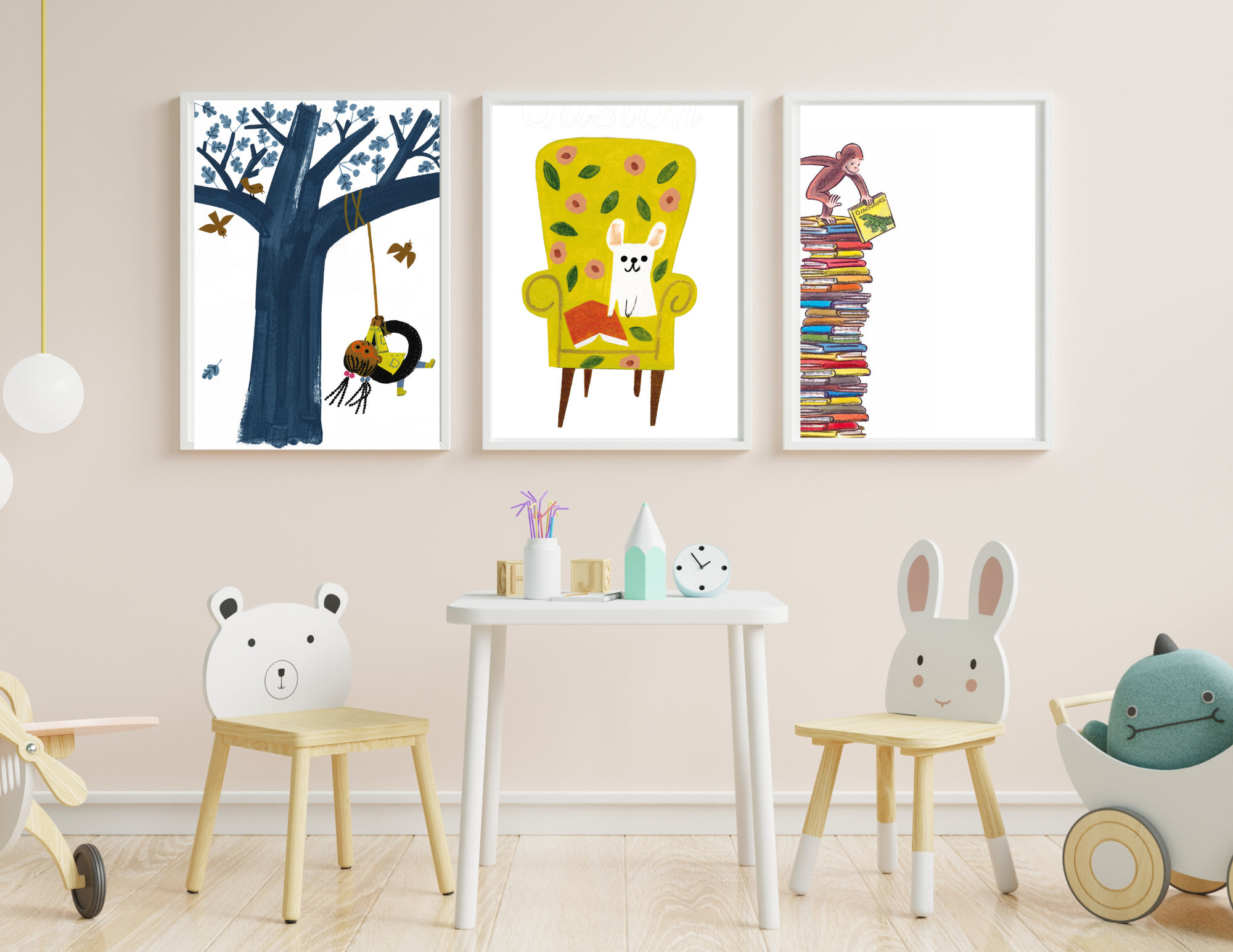 Children's Book Character Prints: Classroom Library Decor (digital ...