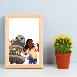Printable Children's STEM Book Character Gallery Wall Poster Bundle ...