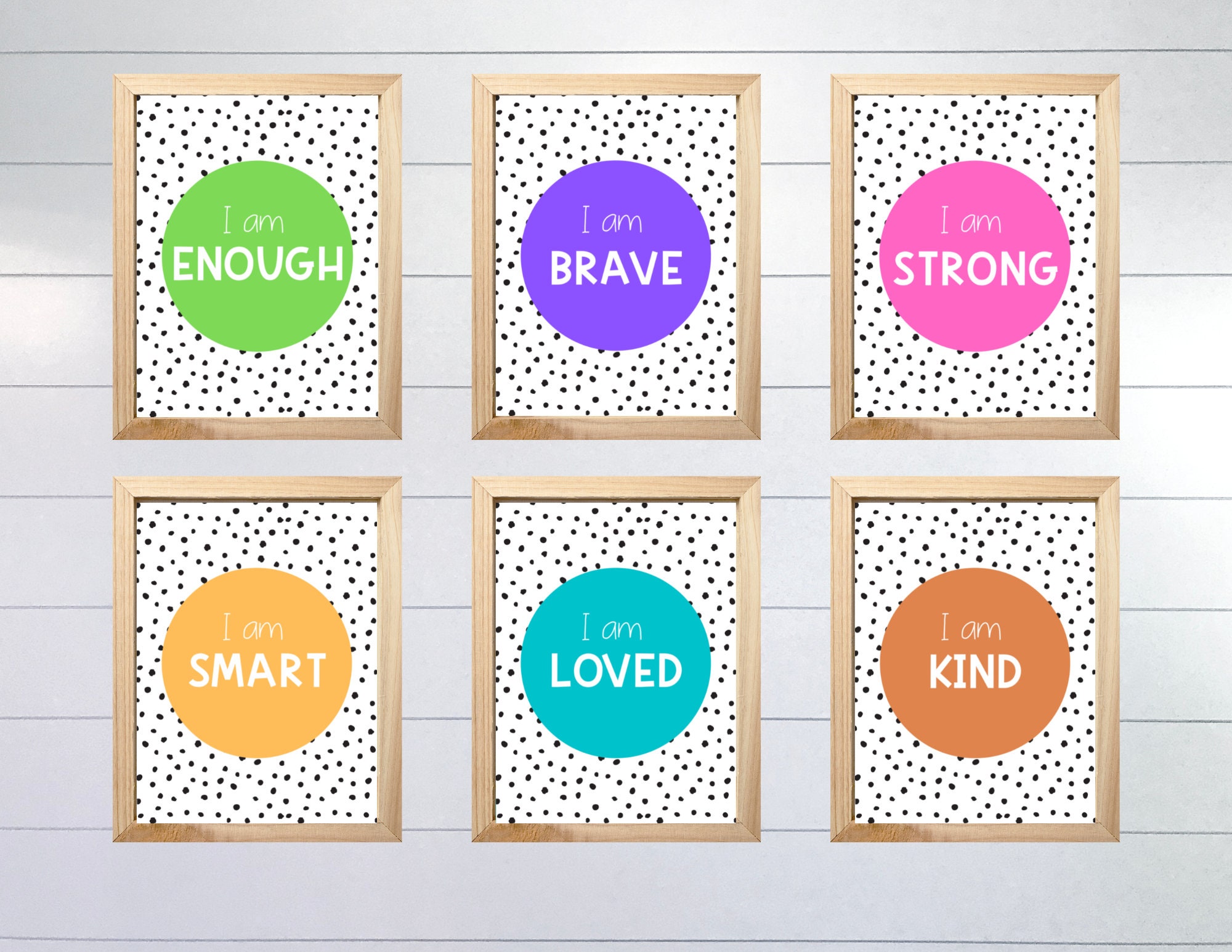 Daily Affirmations Poster, Set of 6 Prints - Etsy