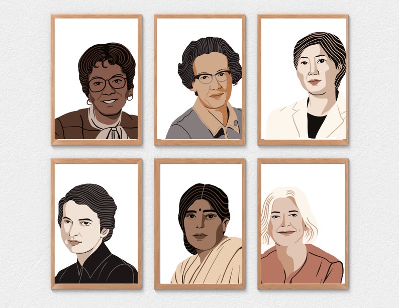 Famous Scientists Poster Bundle Science Poster Bundle - Etsy