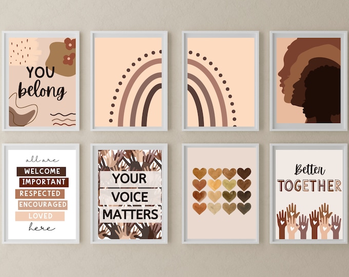Diversity Poster Bundle,equality Set of 6 Prints,equality Poster Bundle ...