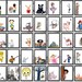 Printable Children's Book Character Gallery Wall Poster Bundle ...