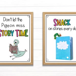Reading Corner Posters: Beloved Characters, Classroom Wall Art (10 ...