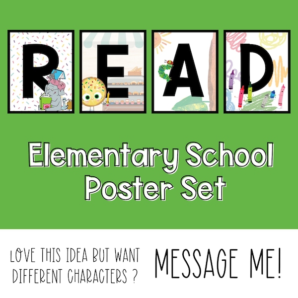 Reading Posters School - Etsy