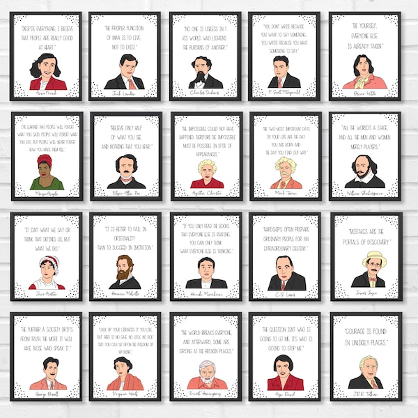 Literary Decor - Etsy