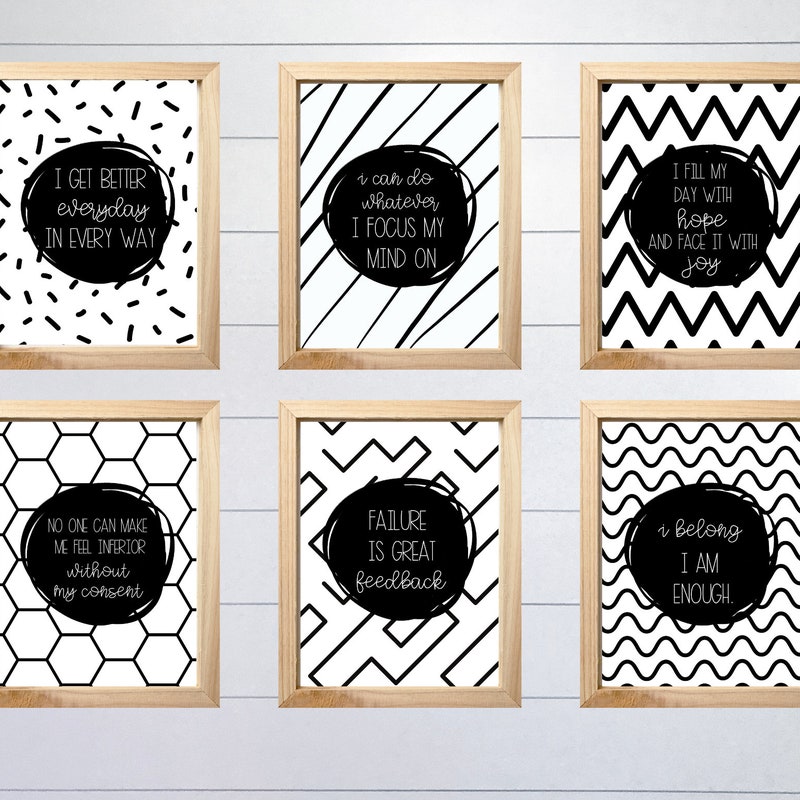 Positive Classroom Posters - Etsy