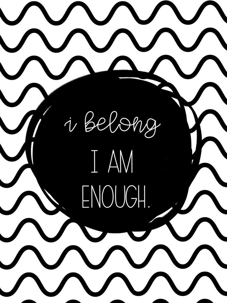 POSITIVE AFFIRMATIONS POSTER Set of 6 Digital Download - Etsy