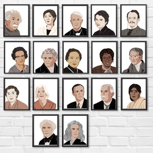 Famous Scientists Poster Bundle, Science, Poster Bundle, Classroom Art ...
