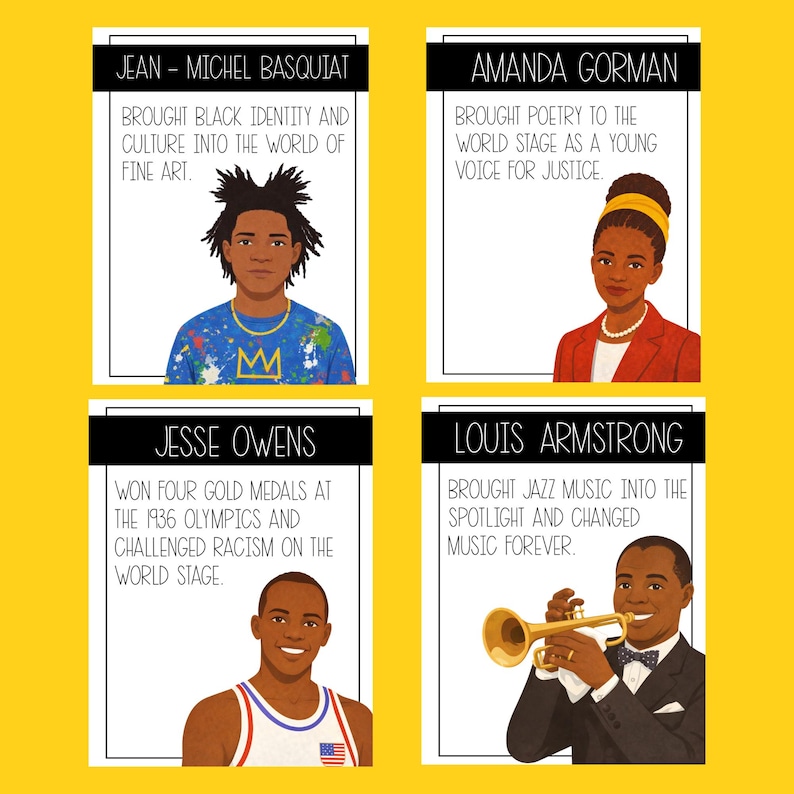 Black Trailblazers & Changemakers Posters | Black History Month ...