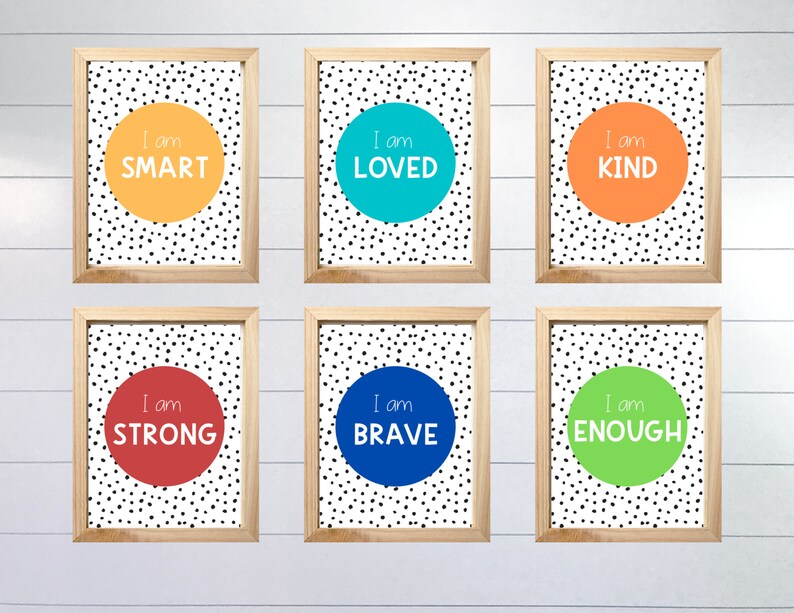 Daily Affirmations Poster, Set of 6 Prints - Etsy