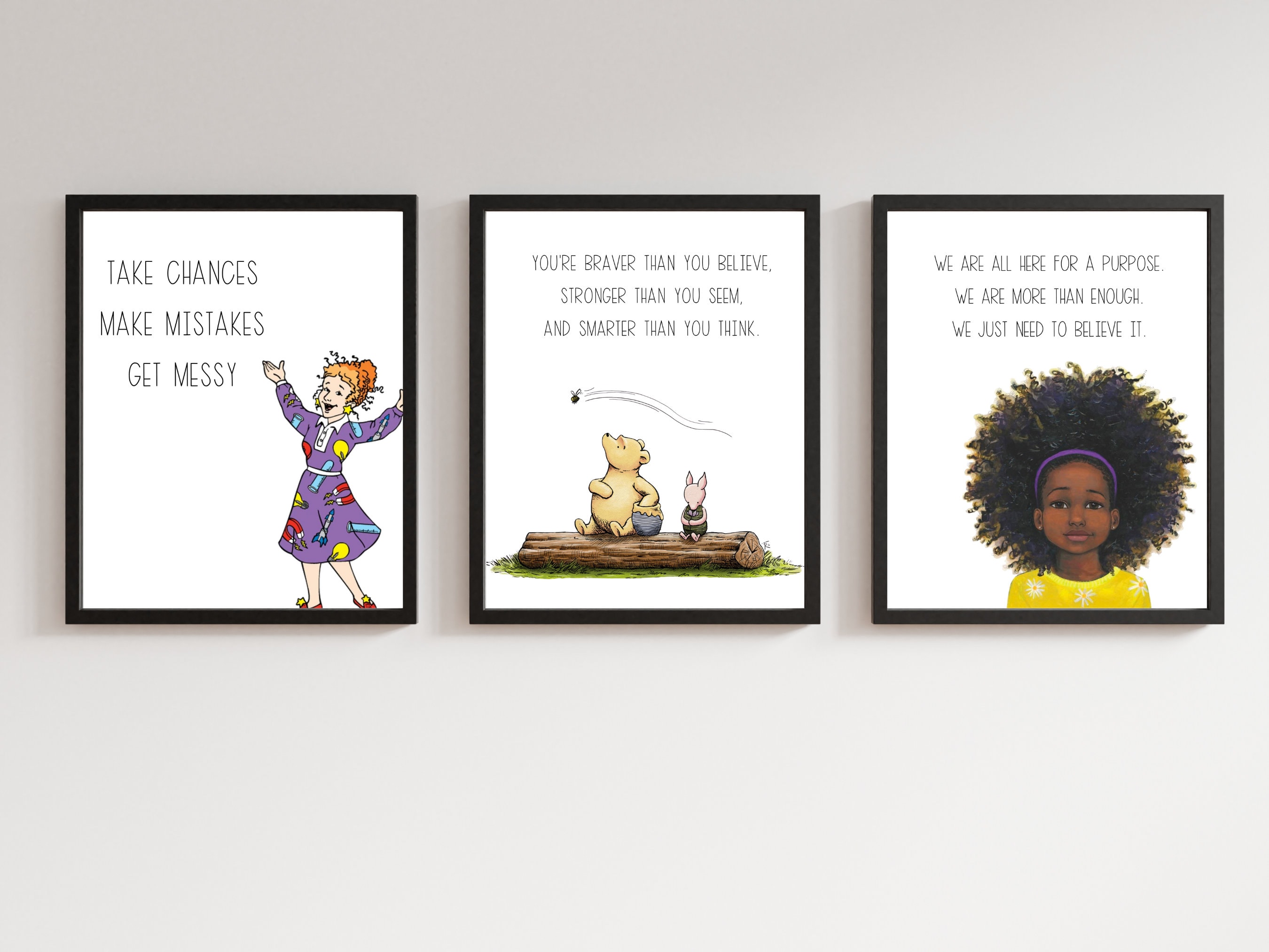 Children's Book Quote Posters | Classroom Library Decor | Reading ...