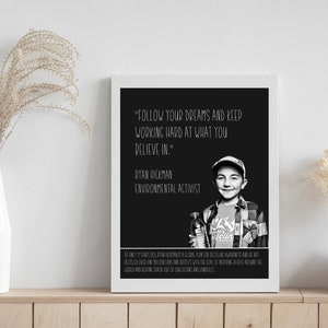 Kids Who Changed the World, 24 Printable Posters, Influential Children ...
