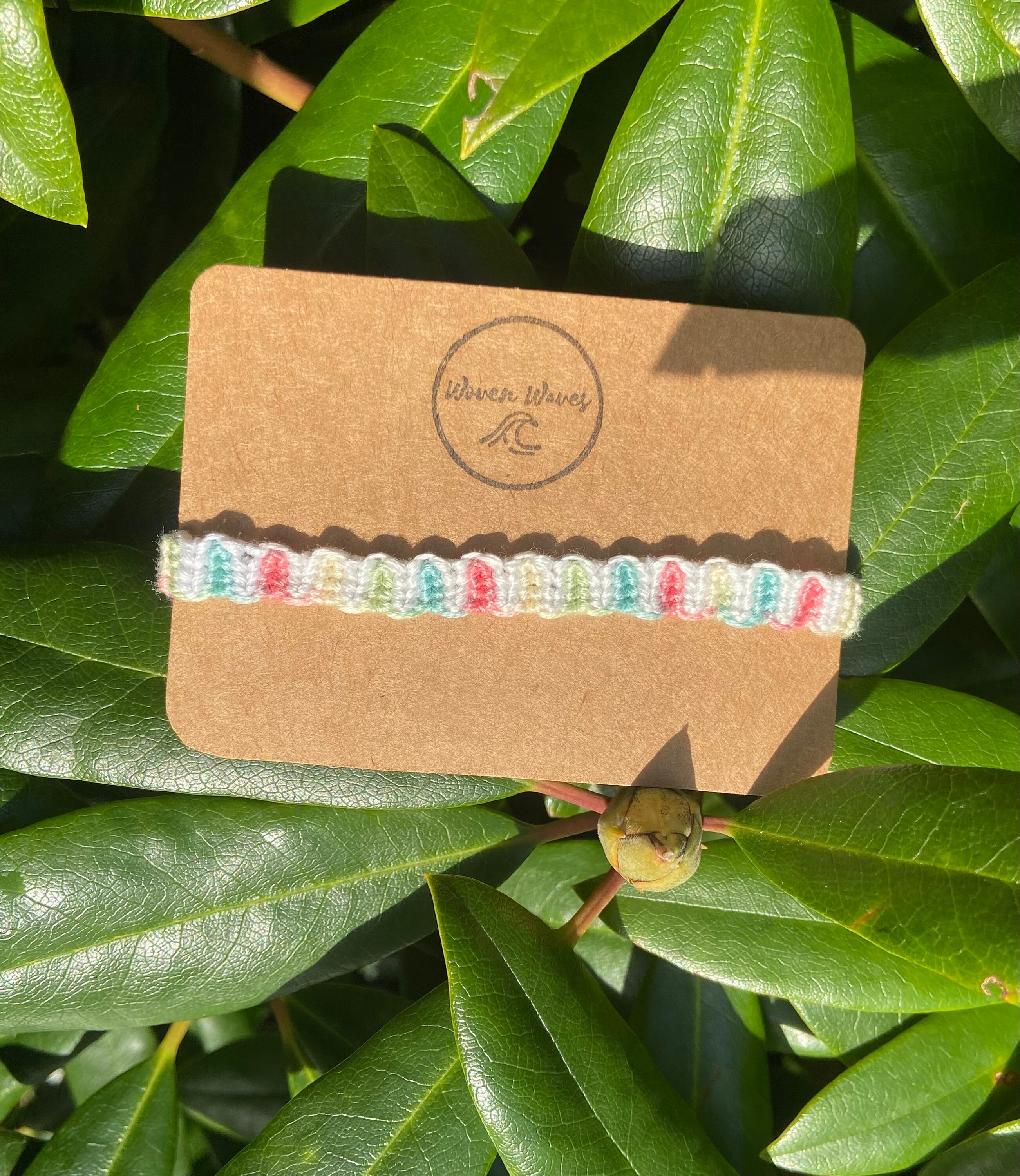 Pink Friendship Bracelet Set Daisy Chain Bracelet Wave Bracelet ...