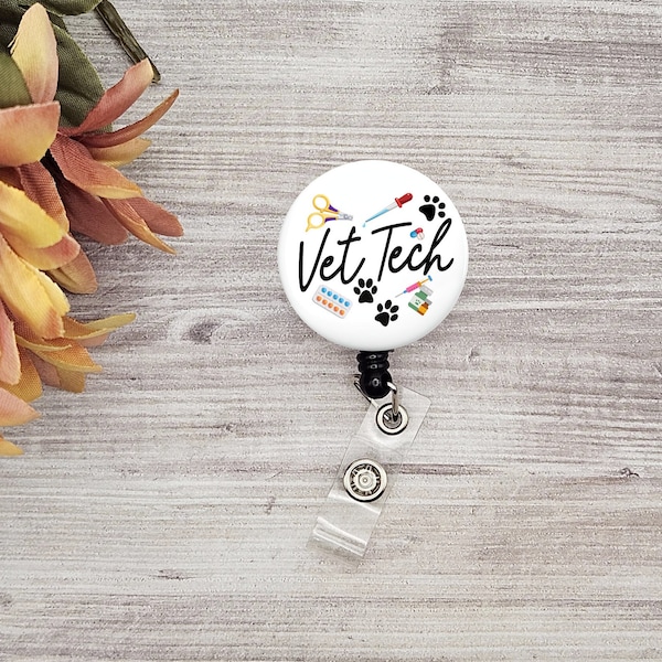 Veterinary Technician Name Badge - Etsy