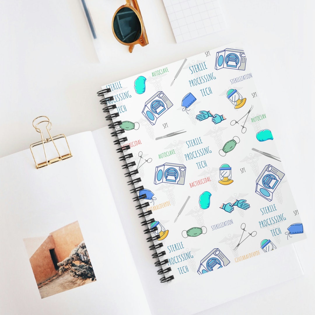 Sterile Processing Technician Spiral Notebook With Ruled Lines Medical ...
