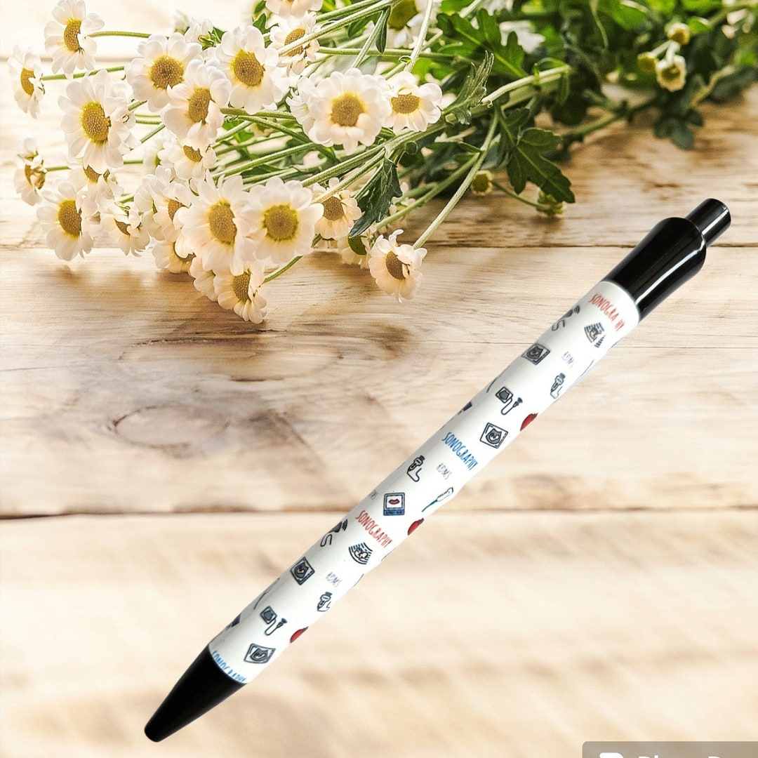Sonographer Sonography RDMS Ballpoint Pen Black Ink Doppler Detail ...