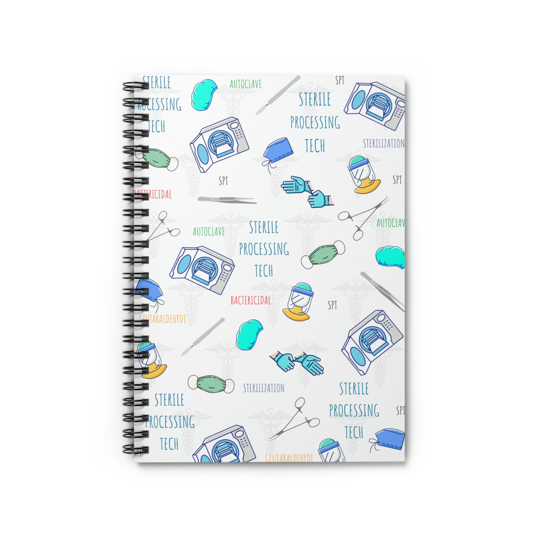 Sterile Processing Technician Spiral Notebook With Ruled Lines Medical ...