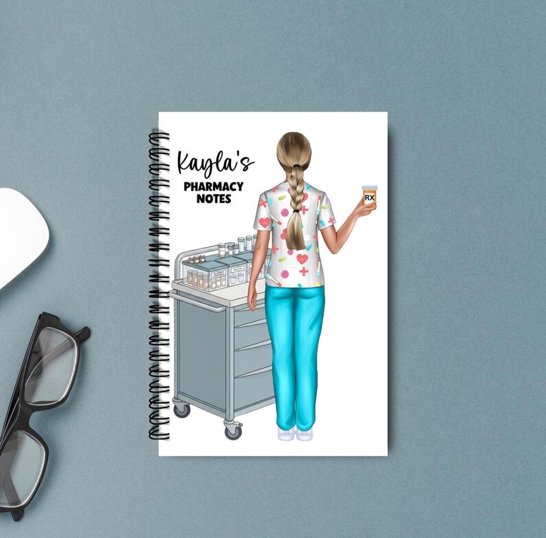 Personalized Pharmacy Pharmacy Tech Notebook Ruled Lines Pharm ...
