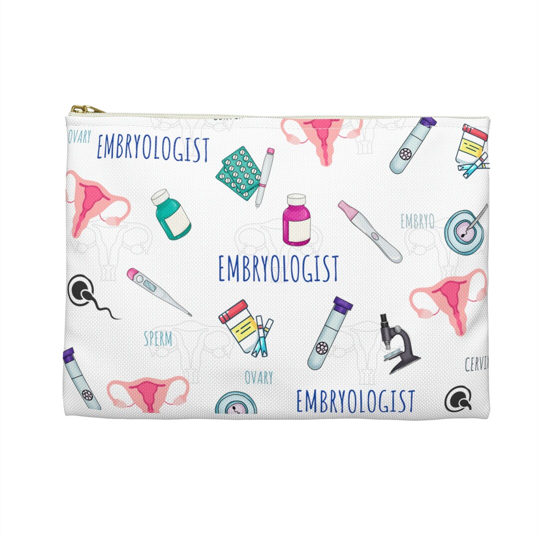 Embryologist IVF Fertility Accessory Pouch Pencil Case Cosmetics Bag ...