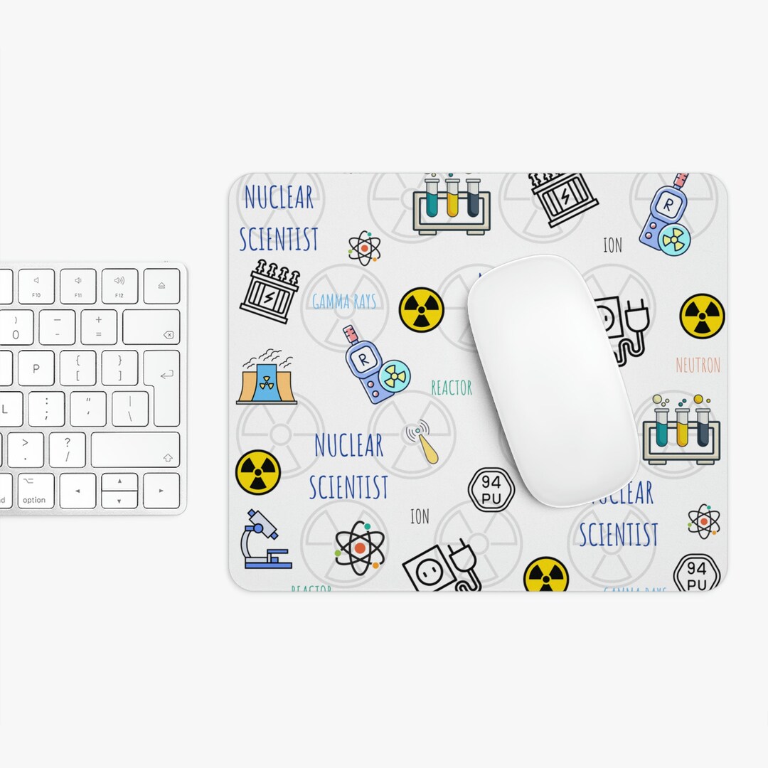 Nuclear Scientist Mouse Pad Computer Accessory Nuclear Power Plant ...
