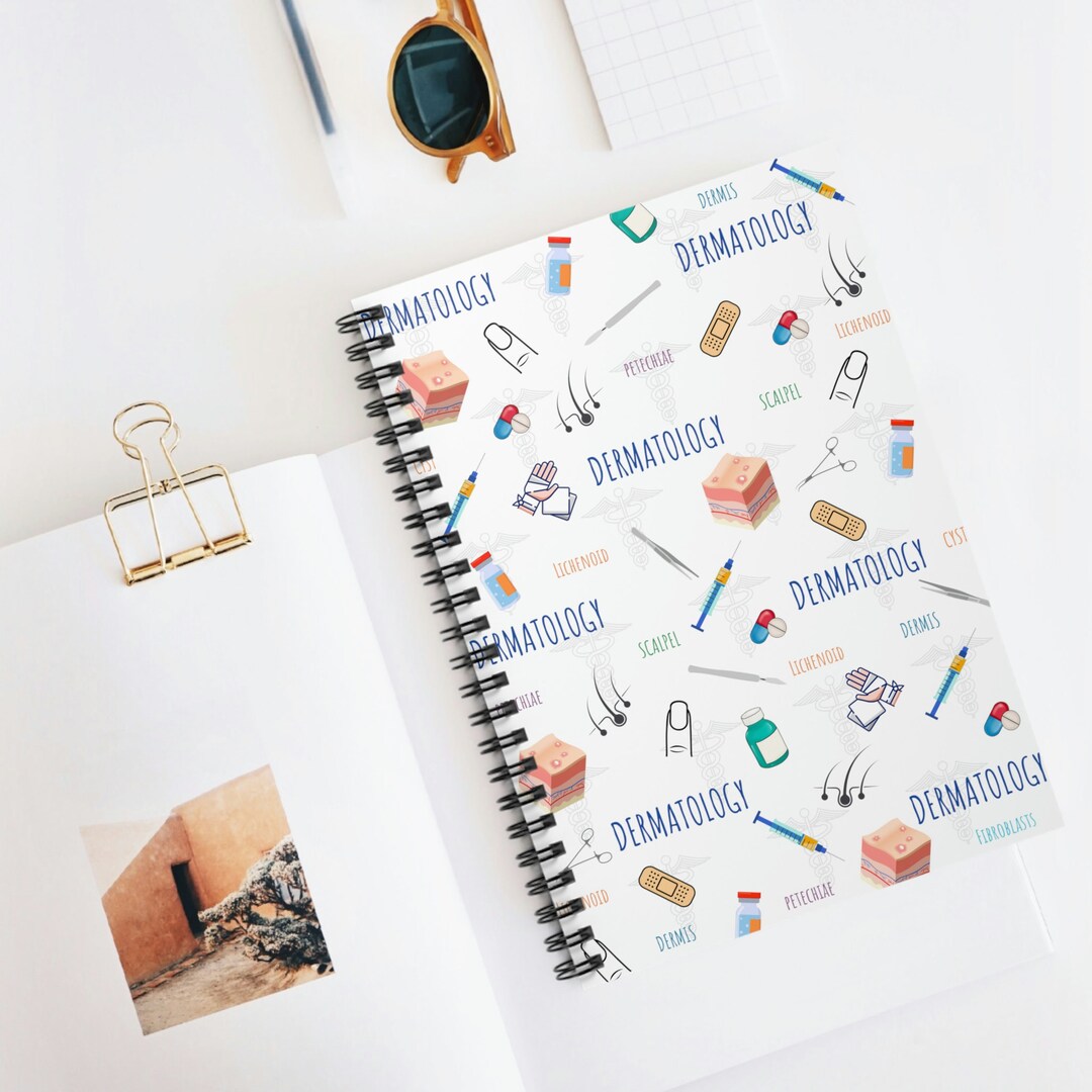 Dermatology Spiral Notebook With Ruled Lines Dermatologist Skin Doctor ...