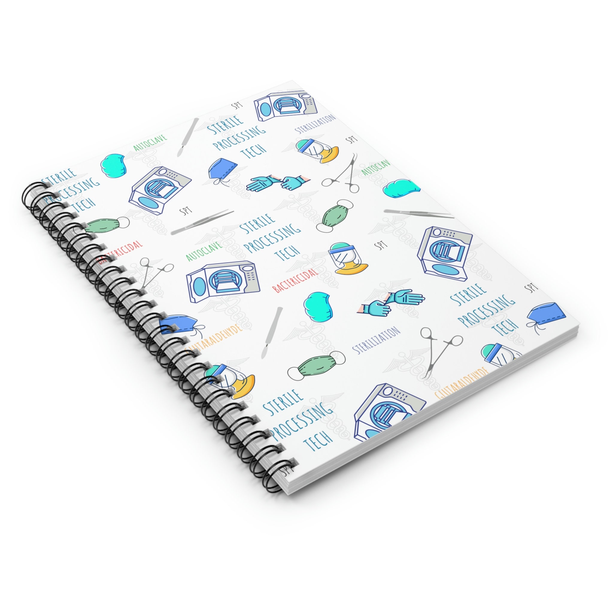 Sterile Processing Technician Spiral Notebook With Ruled Lines Medical ...