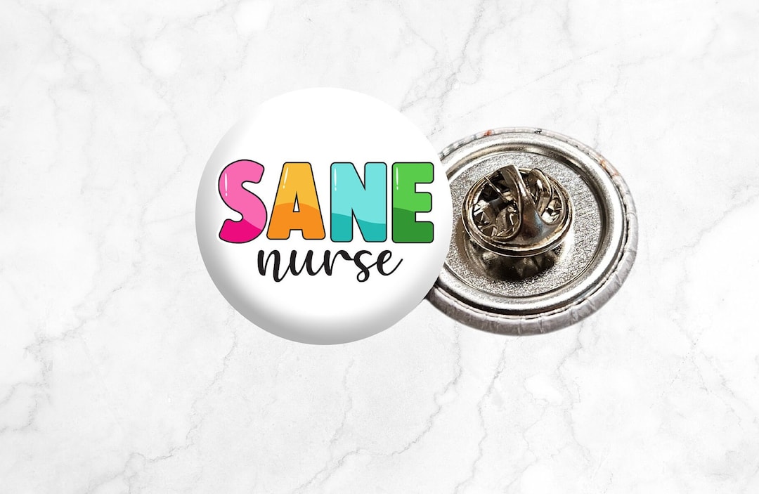 SANE Nurse ID Badge Pin, Forensic Nurse Examiner, Sexual Assault ...