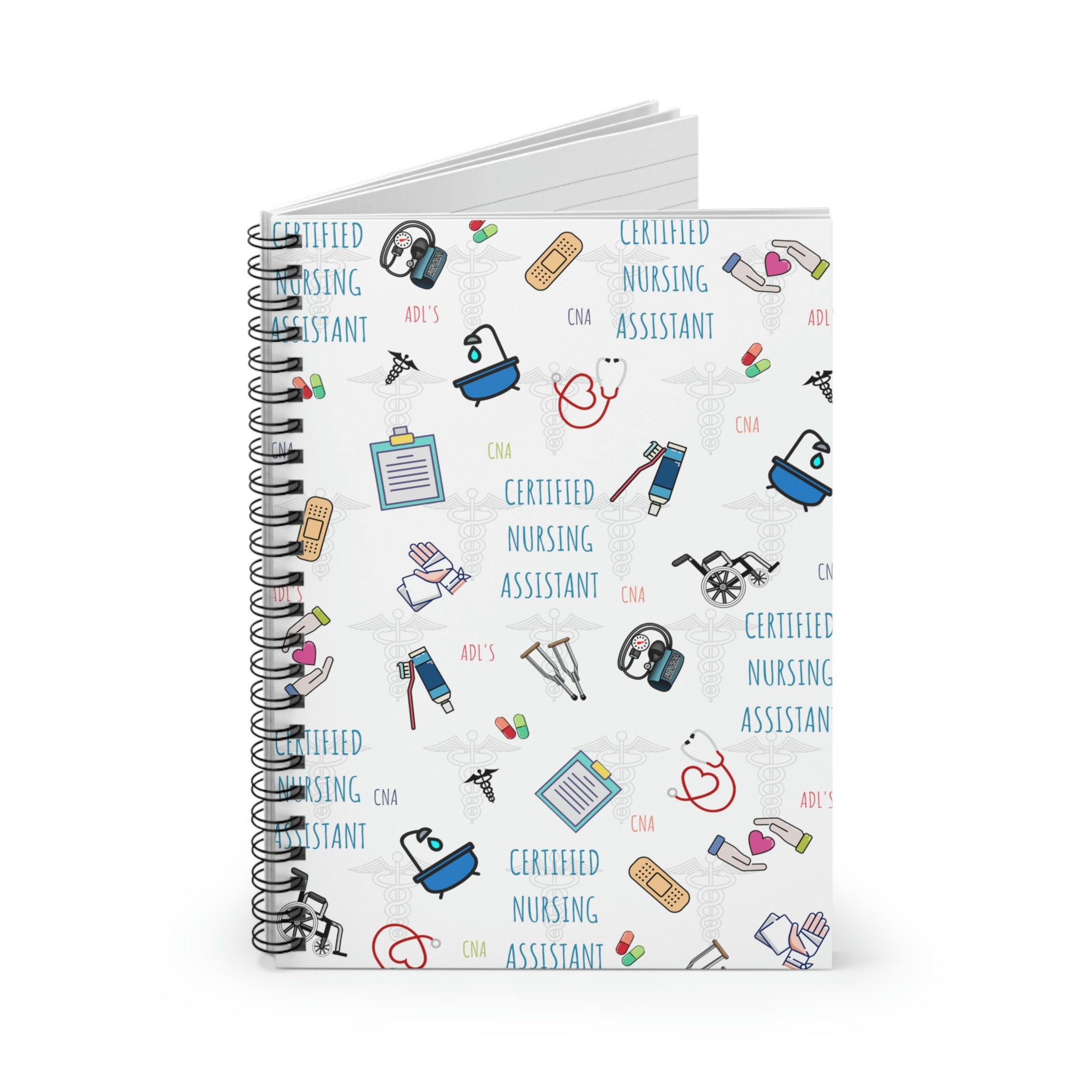Certified Nursing Assistant Spiral Notebook With Ruled Lines CNA Gift ...