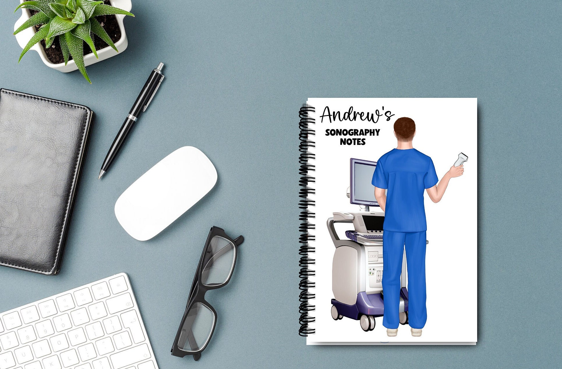 Personalized Sonography Notes Notebook Ruled Lines Sonographer - Etsy