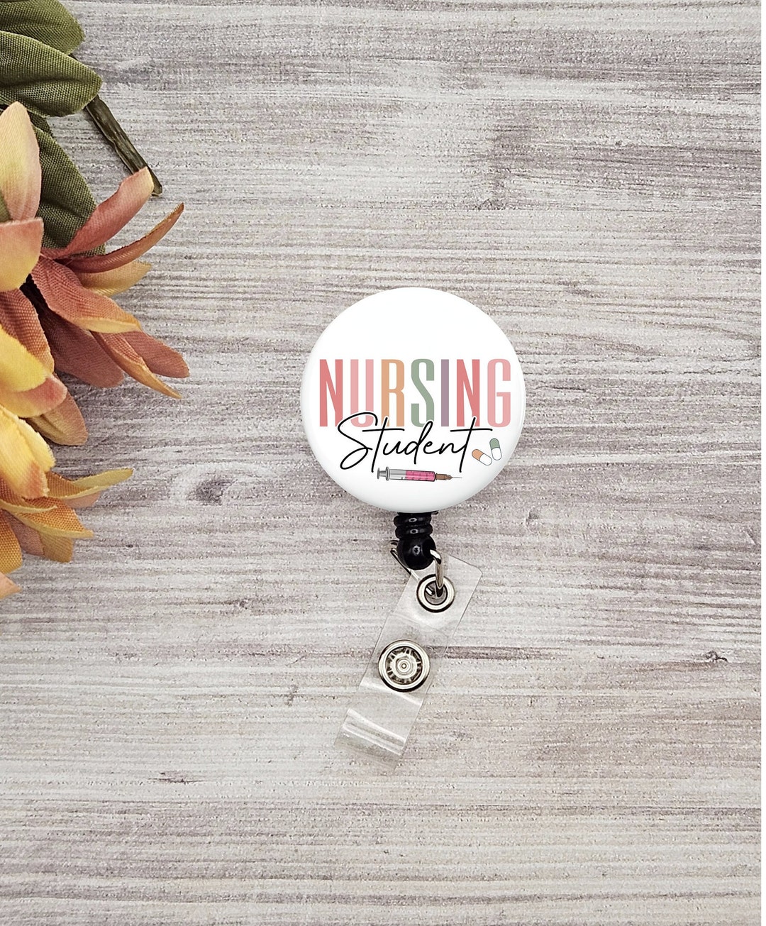 Nursing Student Boho Name Badge Holder Gift Graduation Student Nursing ...