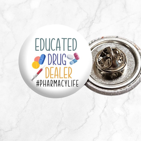 Pharmacy Lapel Pin - Etsy