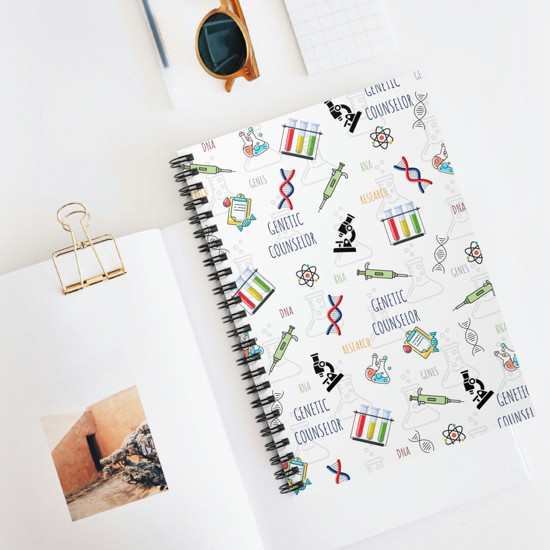 Genetic Counselor Spiral Notebook With Ruled Lines, Genetics Student ...