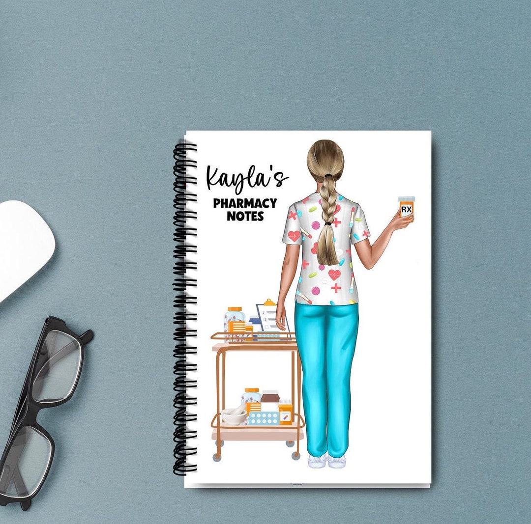 Personalized Pharmacy Pharmacy Tech Notebook Ruled Lines Pharm ...