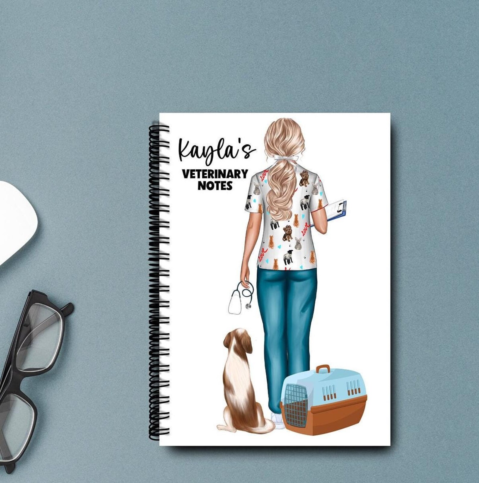 Personalized Veterinary Medicine Notes Notebook Ruled Lines Vet ...