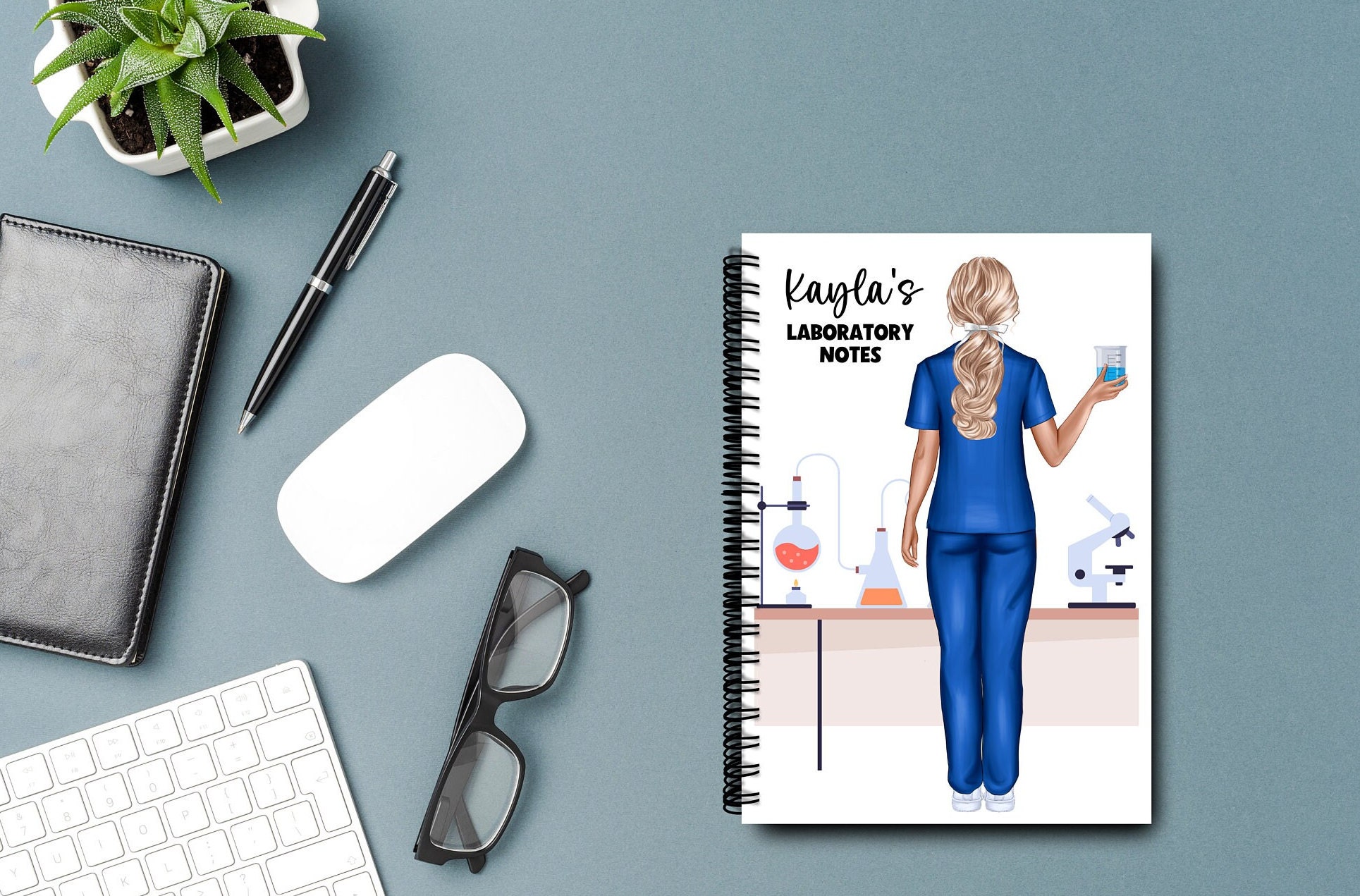 Personalized Laboratory Notes Notebook Ruled Lines Medical Lab ...