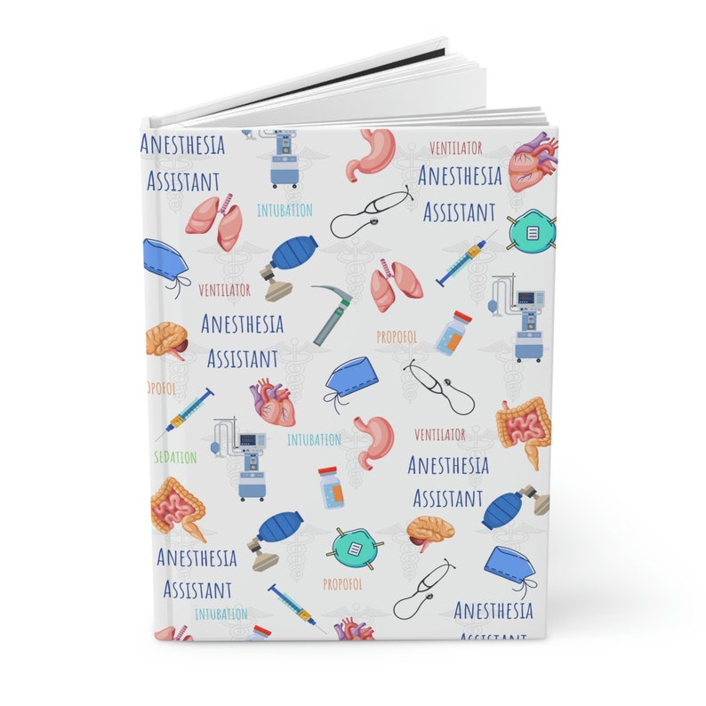 Anesthesia Assistant Journal With Matte Finish Anesthesiologist Unit ...