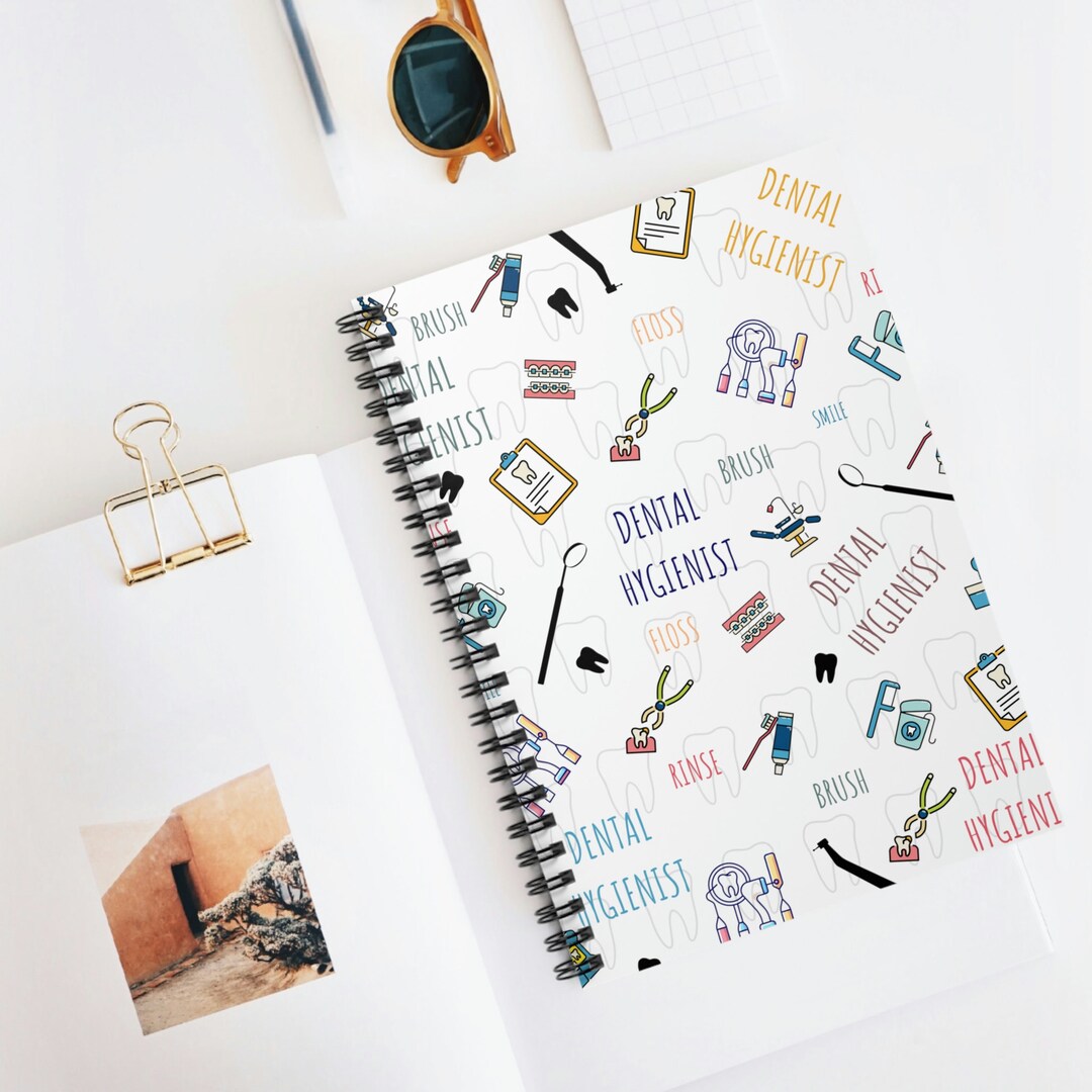 Dental Hygienist Spiral Notebook With Ruled Lines, Dental Student ...