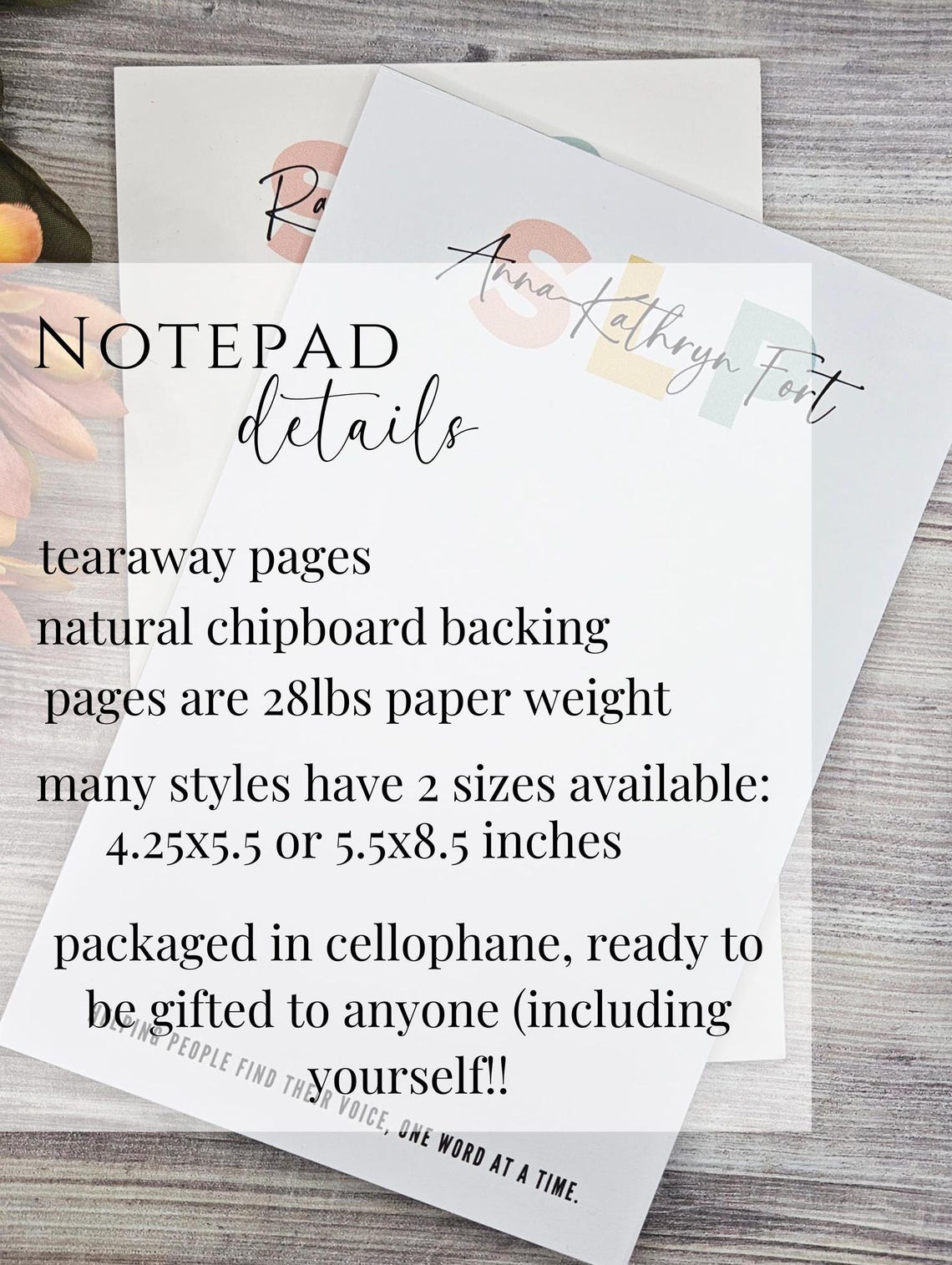 Physical Therapy Session Log Notepad – Soft Boho Design | 5.5” X 8.5 ...