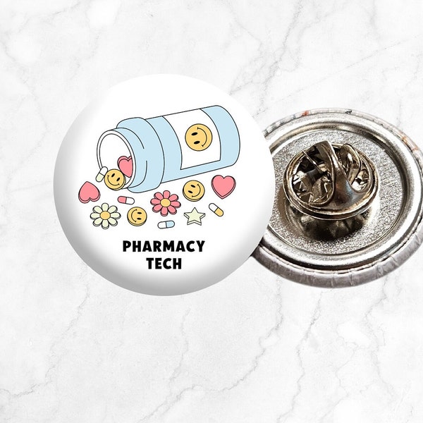 Pharmacy Lapel Pin - Etsy