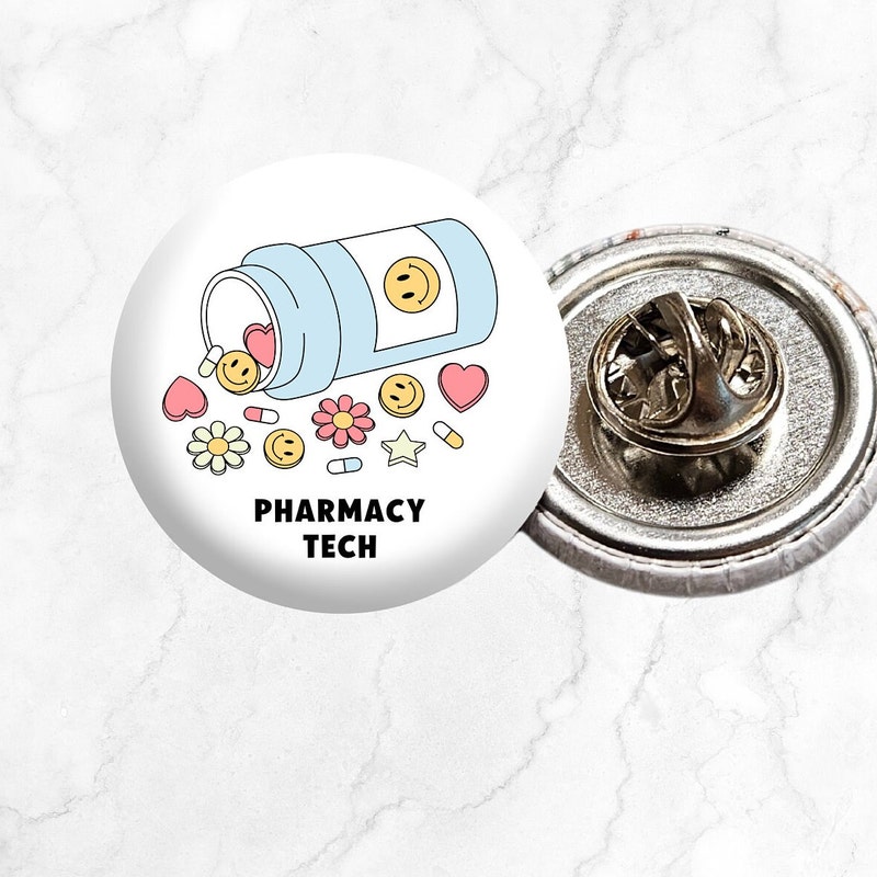 Pharmacy Lapel Pin - Etsy