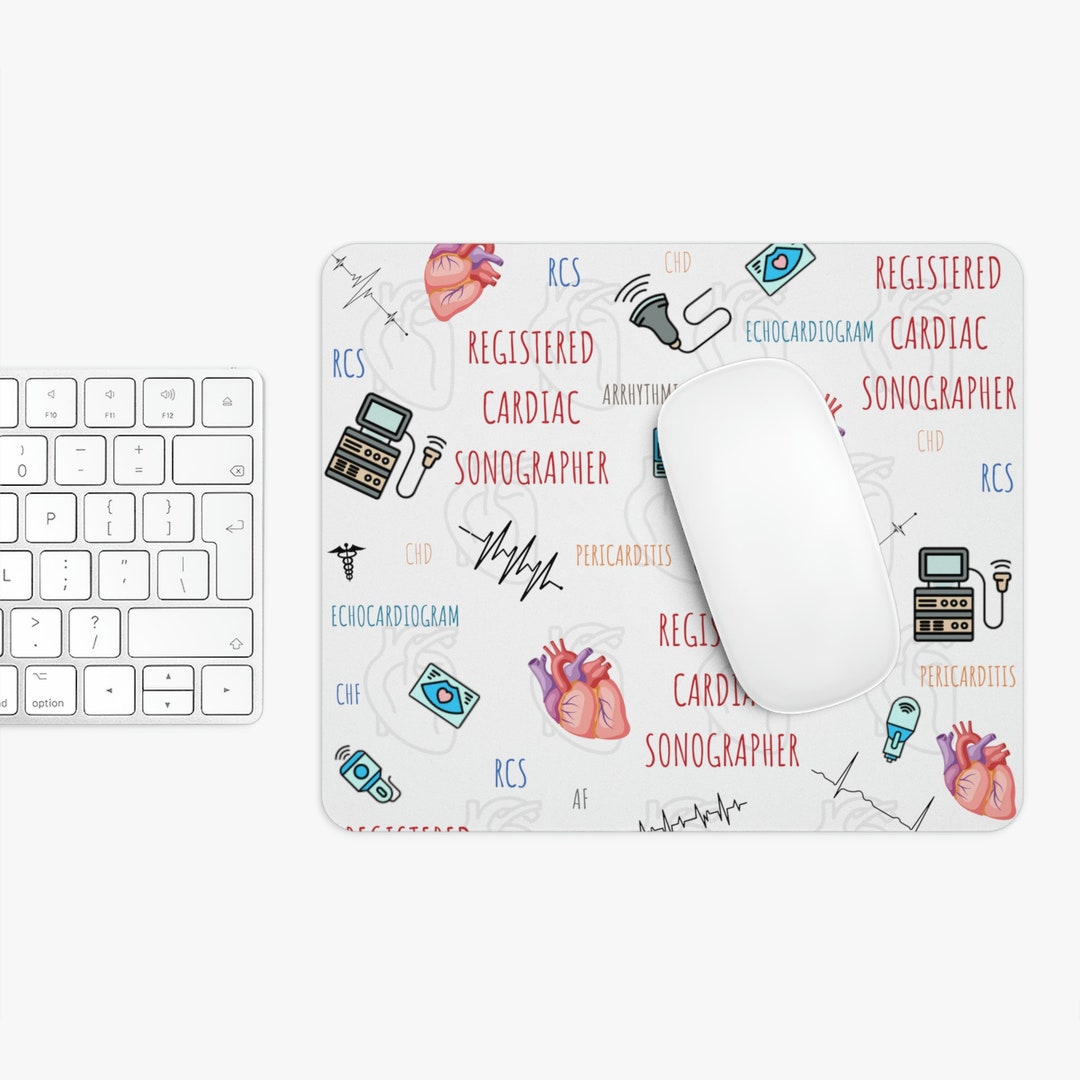 Registered Cardiac Sonographer Mouse Pad Sonography Mouse Pad ...