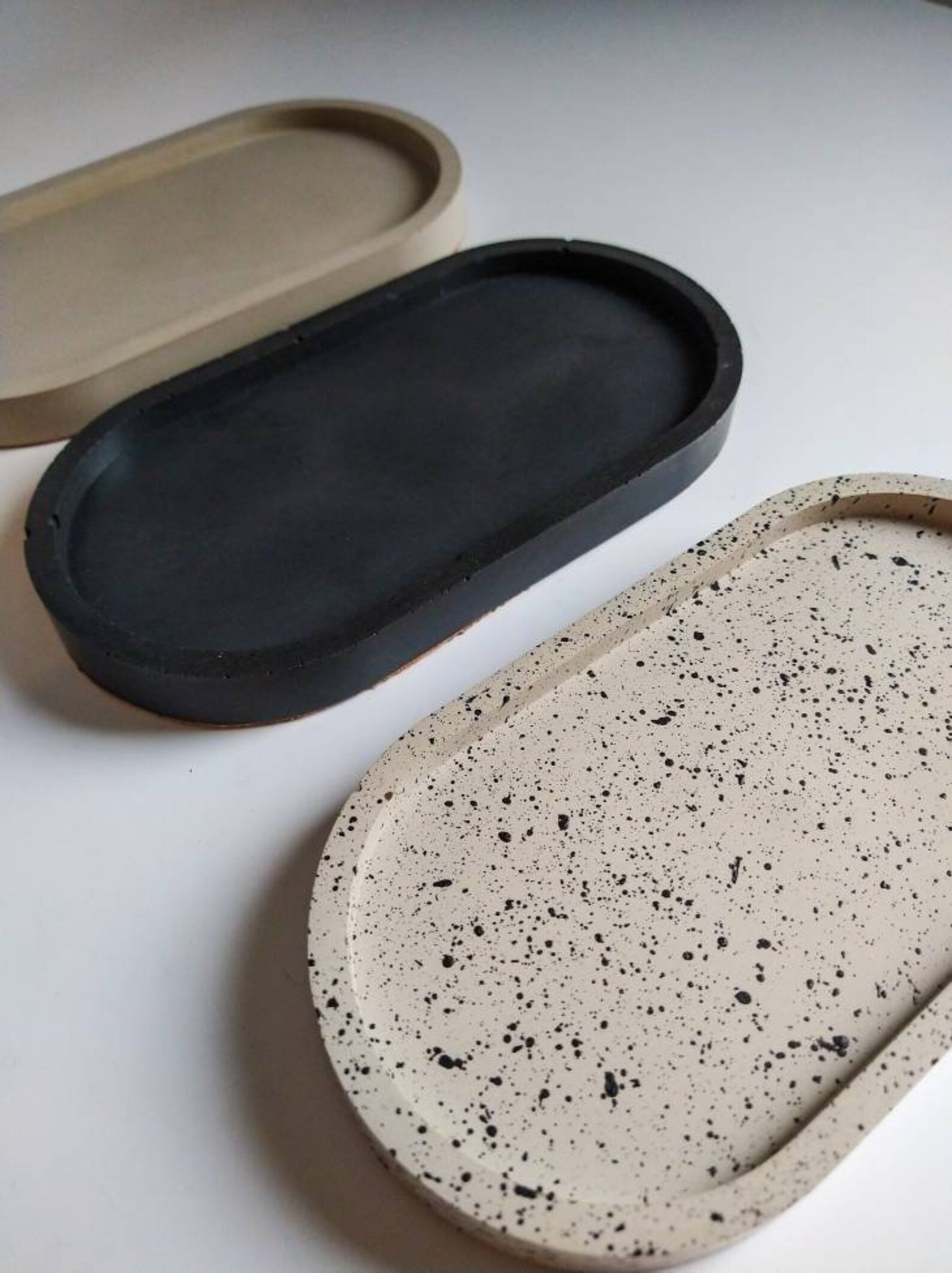 Concrete,concrete Tray,concrete Decor, Plant Tray,jewelry Tray,candle ...