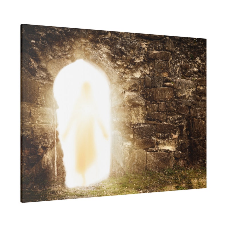 Resurrection of Jesus Christ Canvas Art, Glorifed Messiah - Religious ...
