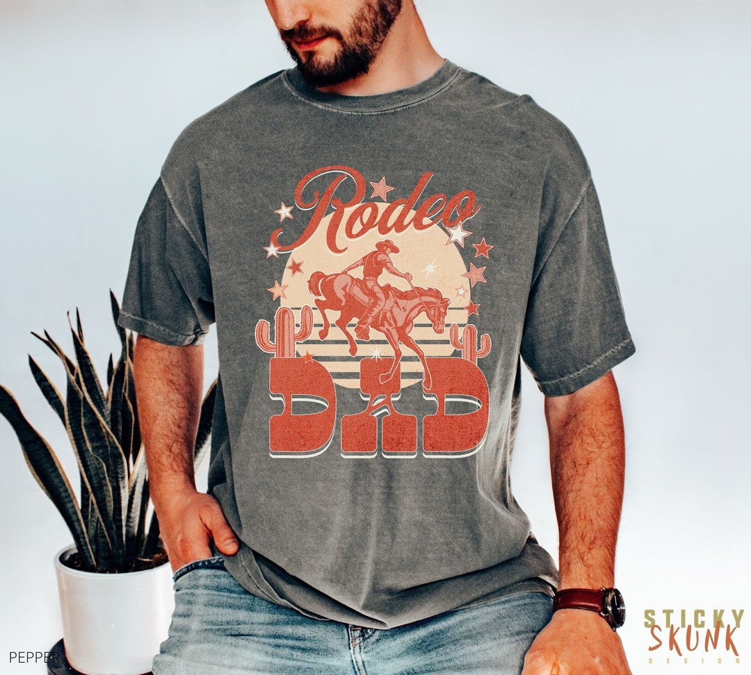 Rodeo Dad Shirt Western Cowboy Comfort Colors Shirt Rodeo Family Shirt ...