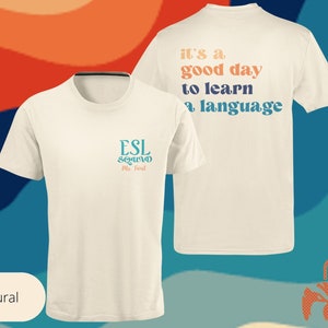 Personalized ESL Teacher Shirt ESL Squad Shirts Front and Back Custom ...
