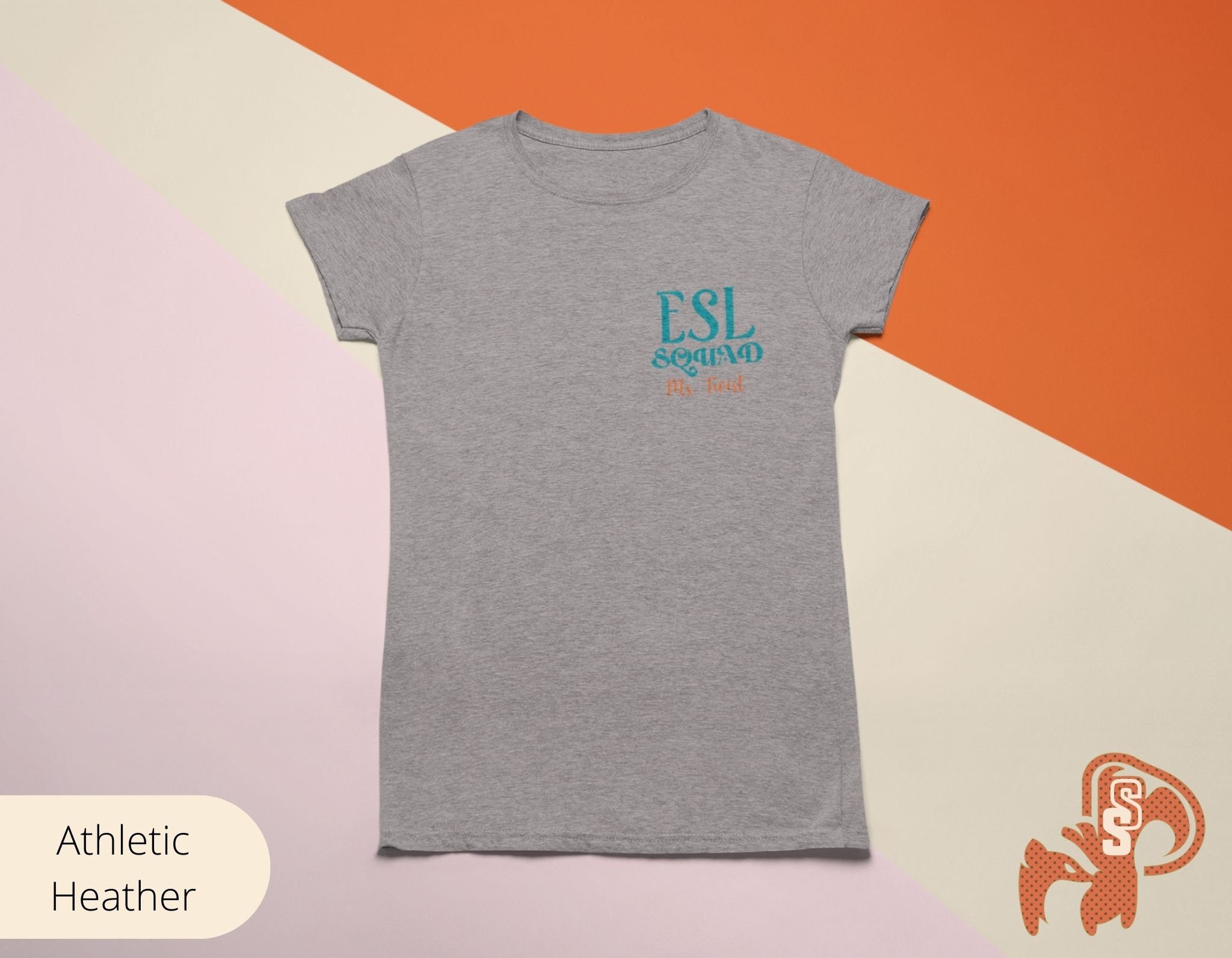 Personalized ESL Teacher Shirt ESL Squad Shirts Front and - Etsy