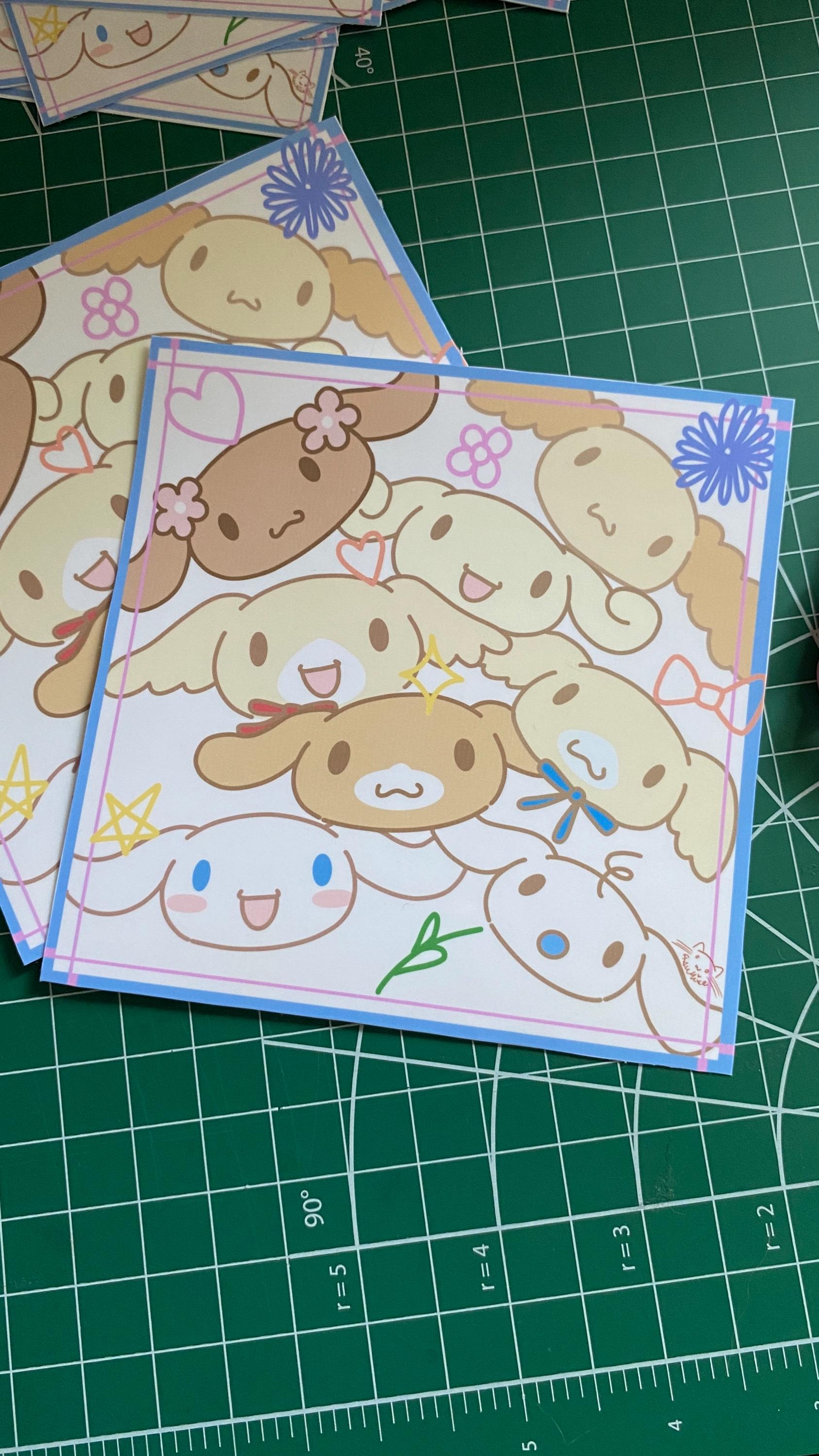 Cinnamoroll Family Heads Sticker Cute - Etsy