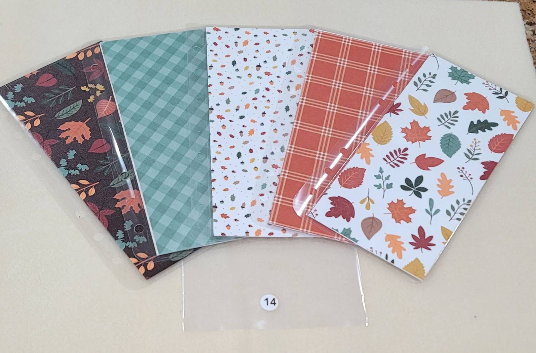 Cash Stuffing Laminated Envelope Inserts for A6 Binder. Sold in Sets of ...