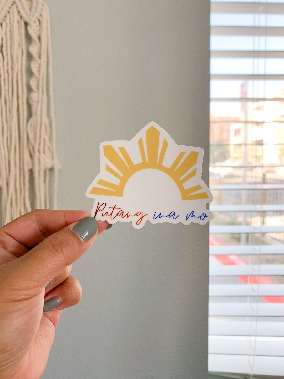 Filipino Sticker - Putang Ina Mo - Filipina Sun Sticker - Funny ...