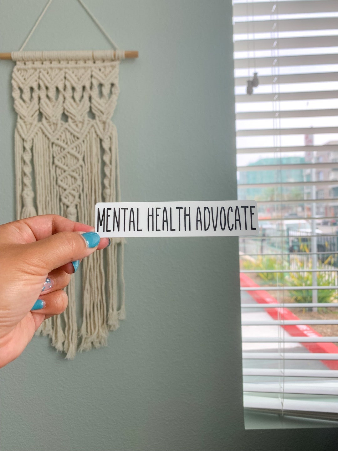 Mental Health Sticker - Mental Health Advocate - Therapist Counselor ...